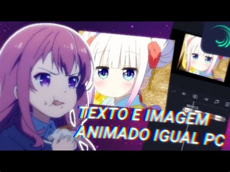 COMO FAZER TEXTO IMAGEM ANIMADO IGUAL DE PC Tutorial Alight Motion