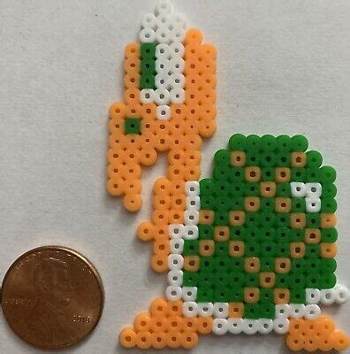 Koopa Troopa Super Mario Bros Mini Bead Sprite Perler Artkal Pixel Art