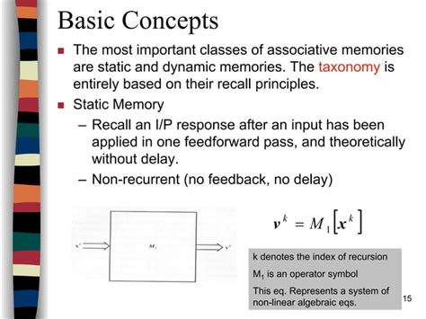 artificial neural network lecture 6 associative memories and discrete hopfield networks