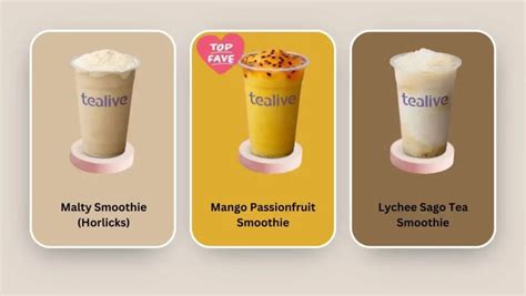 Tealive Menu Senarai Menu Dan Harga Terkini Tealive Malaysia