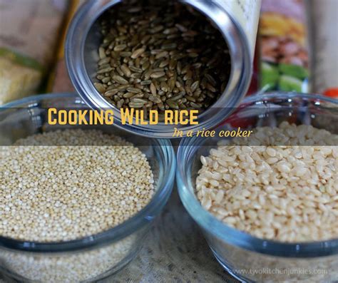 How To Cook Wild Rice In A Modern Rice Cooker