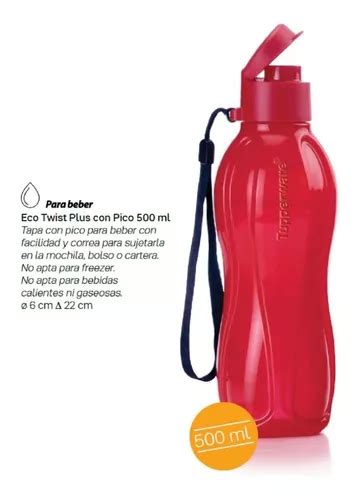 Eco Twist Plus Con Pico Ml Botella De Tupperware
