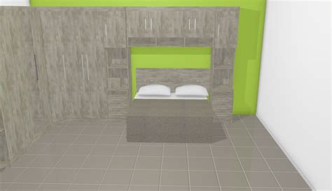 Quarto de Casal Modulado Completo 100 MDF 9 Módulos Álamo