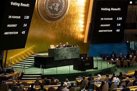 Majelis Umum PBB Adopsi Rancangan Resolusi Gencatan Senjata Di Gaza
