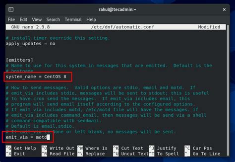 How To Install Security Updates On CentOS 8 Manual Automatic