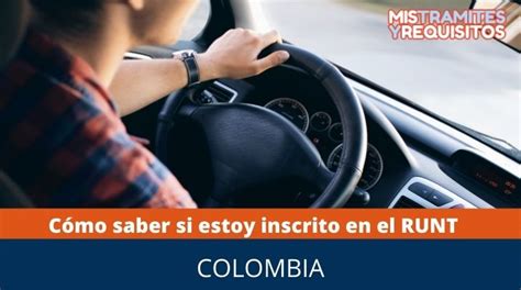 Como saber si estoy inscrito en el RUNT Registro Único Nacional de