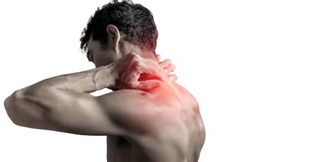 Premium Photo Naked Asian Man With Neck Pain