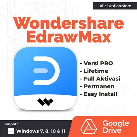 Jual Wondershare Edrawmax Full Version Lifetime Excellent