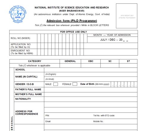 Sample Admission Form Templates In Ms Word Day To Day Email