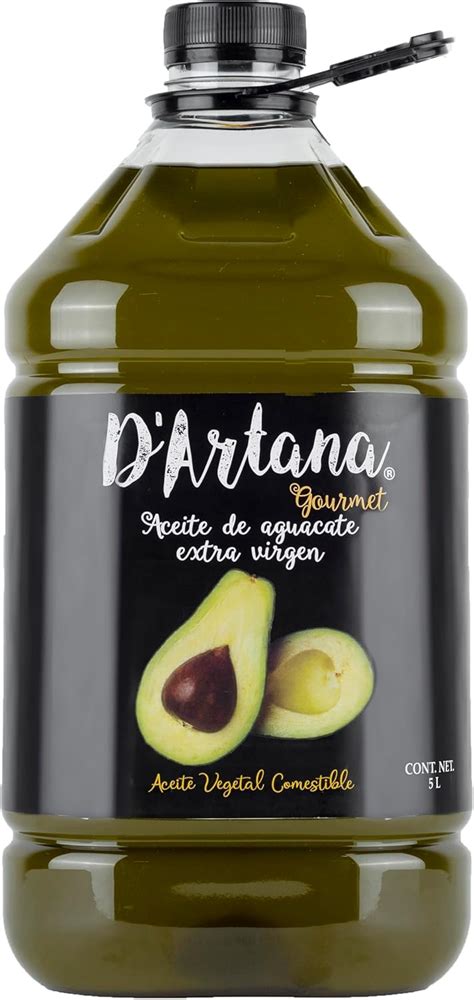 D Artana Aceite de Aguacate Extra Virgen 5 lts 100 prensado en frío