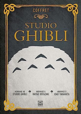 Coffret Hommage Au Studio Ghibli Coffret En 3 Volumes Hommage Au