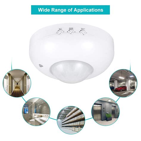 POINTERTECK Ceiling PIR Infrared Body Motion Sensor Detector Lamp Light