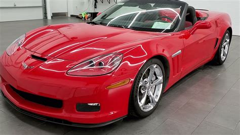 2011 CHEVROLET CORVETTE GRAND SPORT CONVERTIBLE LT3 IN TORCH RED WALK