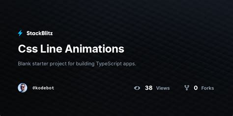 Css Line Animations StackBlitz
