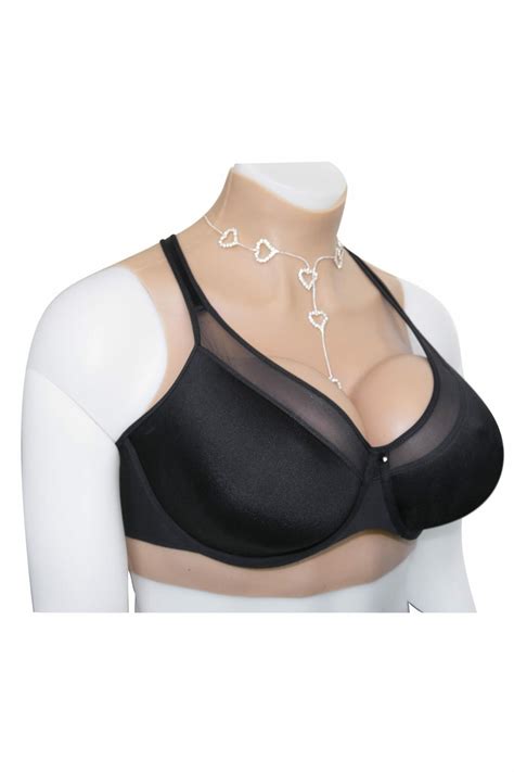 Gold Seal NAKED Crop Top Silicone Breastplate The Breast Form Store
