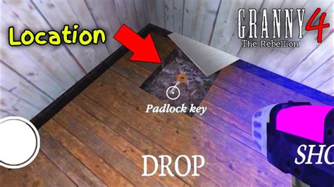 Granny The Rebellion Padlock Key Location Youtube