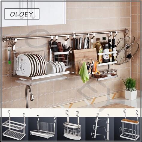 Diy Stainless Steel Kitchen Rack Storage Rack Rack Cutting Board 304