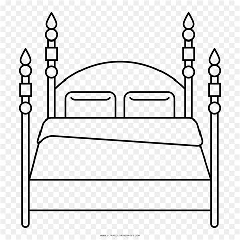 Imagem Para Colorir Cama