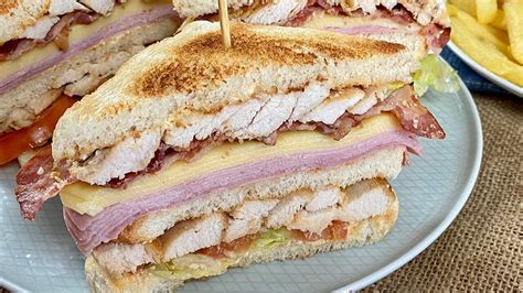 Sandwich Club De Pollo O Club House De Pollo I Que Maravilla De Receta