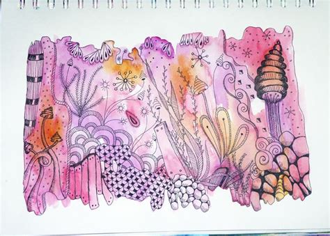 Watercolour Doodle Art Journal Doodles Doodling