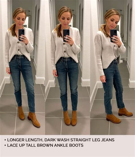 How To Wear Ankle Boots With Straight Leg Jeans Merrick S Art