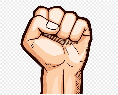 Cartoon Fist Drawing