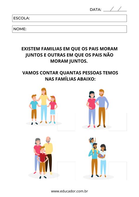Atividades Ano Sobre Familia Image To U