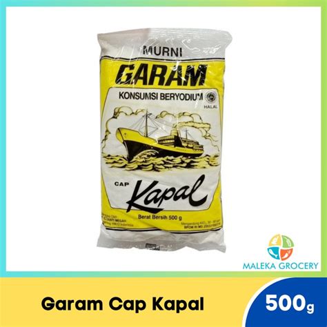 Jual Garam Cap Kapal Gram Bumbu Dapur Sembako Shopee Indonesia