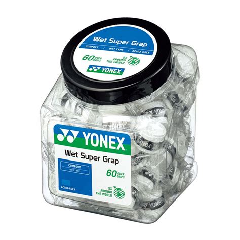 Yonex Super Grap Overgrip 60 Count Bucket White Tennis Shop