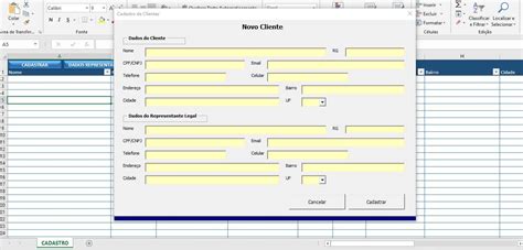 Planilha De Cadastro De Clientes Em Excel 2 0 Planilhas Prontas