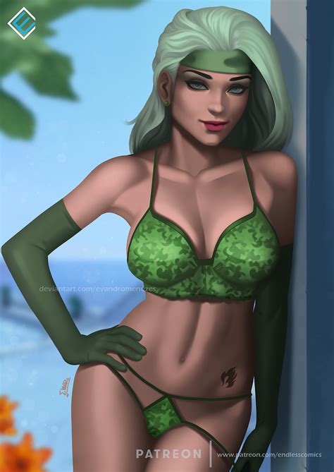 Rule 34 Beatriz Da Costa Dc Dc Comics Evandromenezes Fire Dc Green Eyes Green Hair Hand On