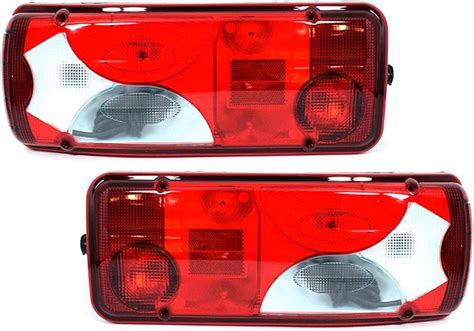 Amazon fr Lot de 2 feux arrière 12 V 24 V pour camion voiture