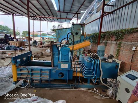 Upto 100 Ton Double Action Scrap Baling Press Manual Door In Ahmedabad