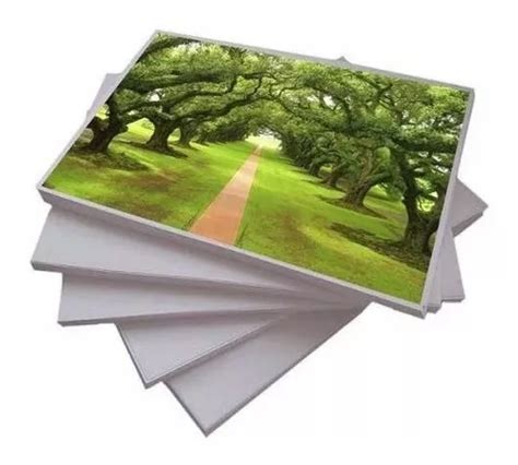 Papel Adesivo Fotográfico 130g Glosy Brilhante 200 Folhas A4 MercadoLivre