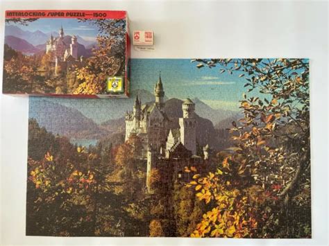 FX SCHMID SUPER Puzzle 1500 Teile Schloß Neuschwanstein 98420 vintage
