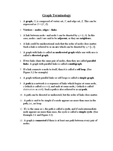 graph terminology pdf vertex graph theory theoretical computer science