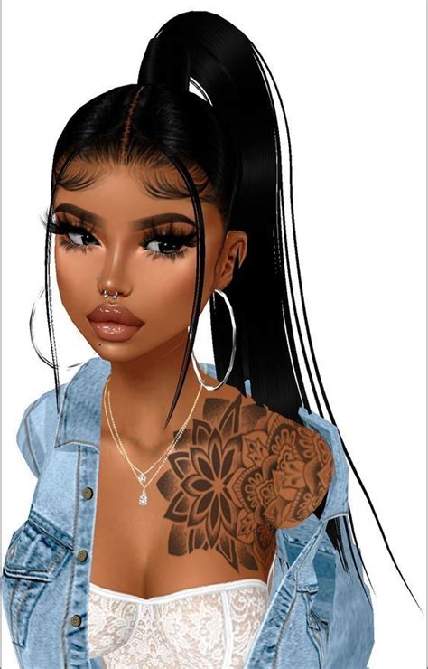 Best Imvu Hair Opacity Map Art Femmes Noires Dessin Visage Femme