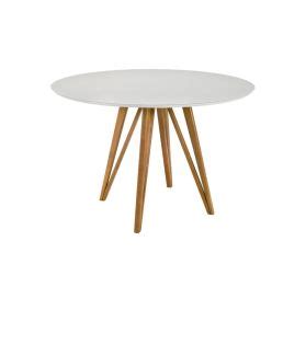 Mesa de Jantar CasaBlanca Redonda Brazil Contemporâneo Bloco 3D