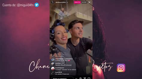 Chanel Terrero Y Abraham Mateo Directo Instagram Rodaje Del