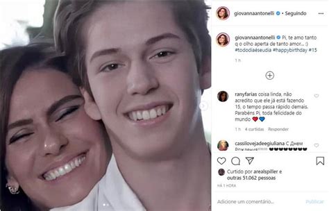 Ele Cresceu Filho De Giovanna Antonelli Completa Anos E Rouba A