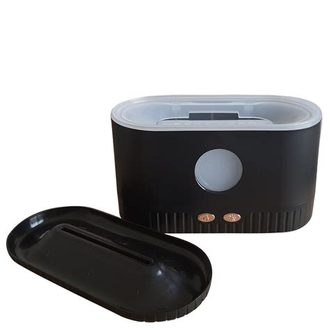 Difusor Aromatizador Chamas Leos Essenciais Umidificador Ar Preto
