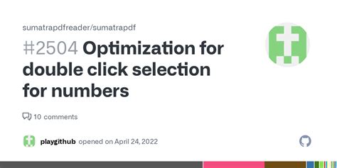 optimization for double click selection for numbers · issue 2504 · sumatrapdfreader sumatrapdf