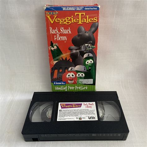 VeggieTales Rack Shack Benny VHS Video Tape Grelly USA