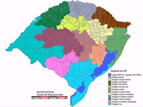 Blog De Geografia Mapa Do Rio Grande Do Sul