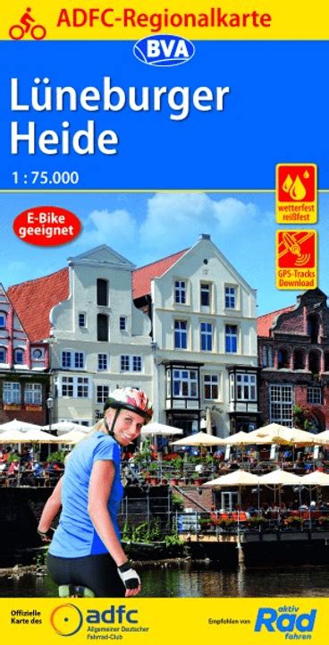 BVA BikeMedia Lüneburger Heide Fahrradkarte Radkarten Radtourenbuch