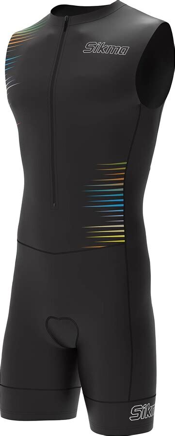 S Sikma Men S Cycling Skinsuit Gel Padded One Piece Trisuit Bike Top