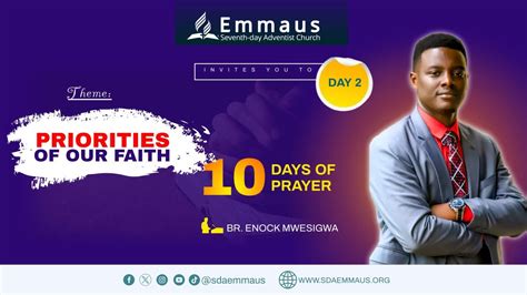 Live Day Of Days Of Prayer Priorities Of Our Faith Br