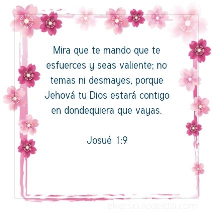 Imagen El versiculo del dia Josué 1 9