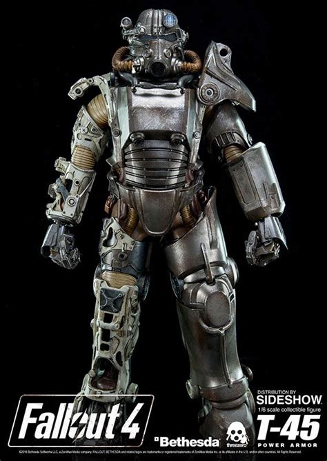 Fallout 4 T 45 Sixth Scale Figure By Threezero Sideshow Collectibles Fallout 4 Armour Fallout