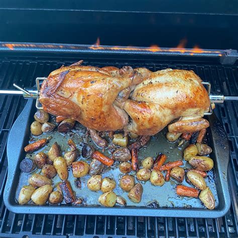 Poulet sur la broche style rôtisserie DOM COOKS